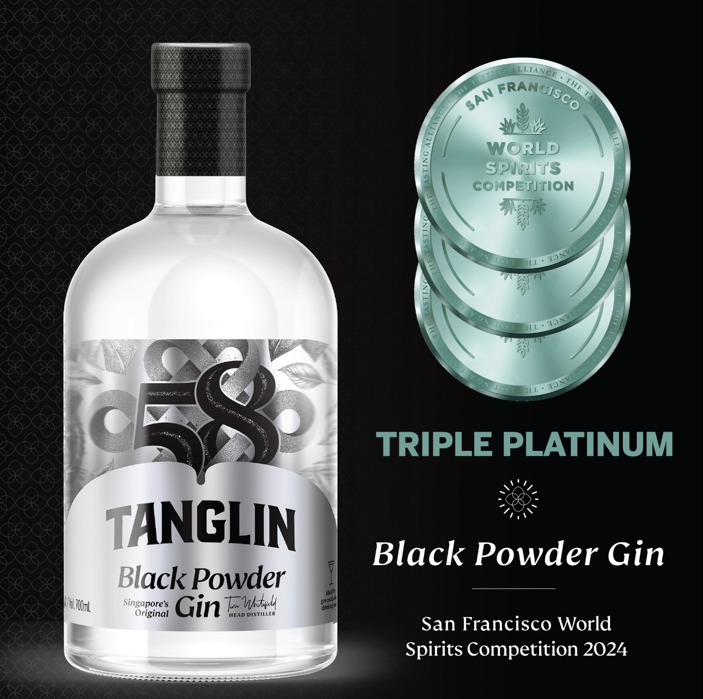 Black Powder Gin - Tanglin Gin